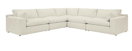 5-PC Cream Sectional Sofa | Lavish Interiors