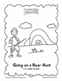 we re going on a bear hunt coloring pages