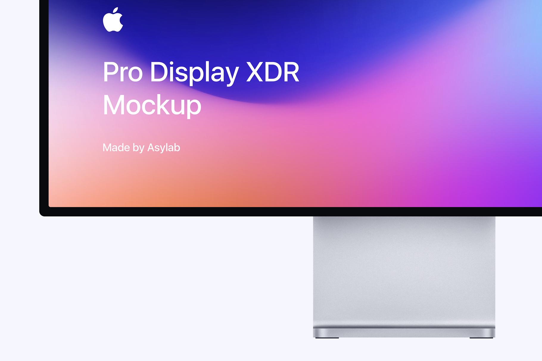 Apple Pro Display XDR Mockup Apple Pro Display XDR Mockup