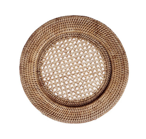 RATTAN CHARGER - 'NATURAL' | countrystyleevents