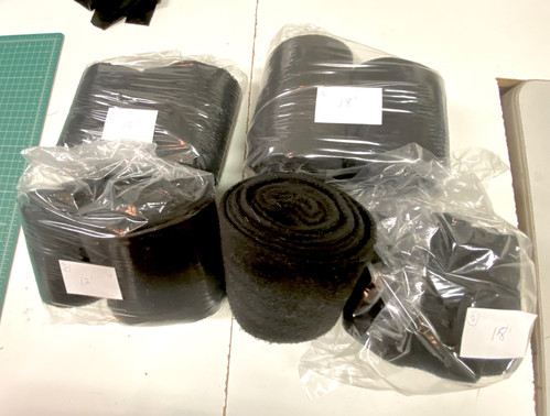 WRAPS - POLAR FLEECE - 2 sizes 5"x 12' or 18' | The Leather Lady LLC