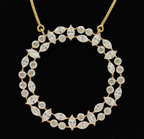 Exclusive Circle of Life Pendant Multiple Diamond Shapes 6.00 tcw With ...