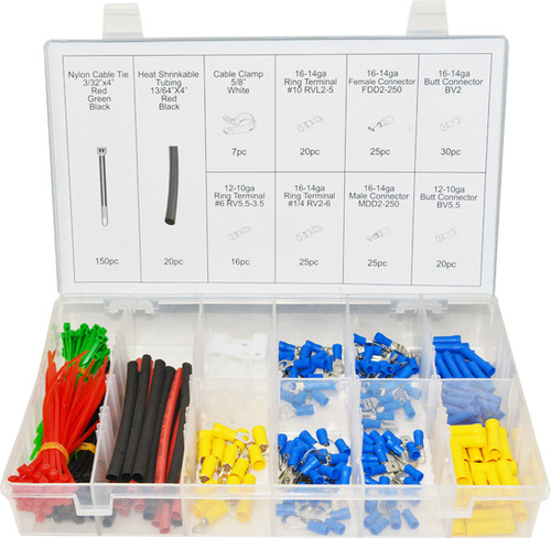 Swordfish 70280 - 338pc Electrical Terminal Connector Assortment ...