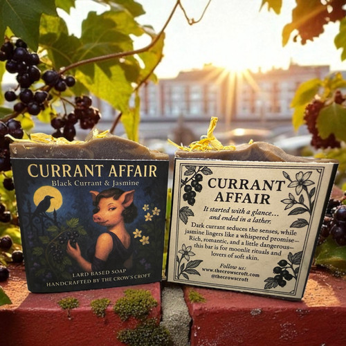 Currant Affair Old Fashioned Lard Soap | The Crows Croft