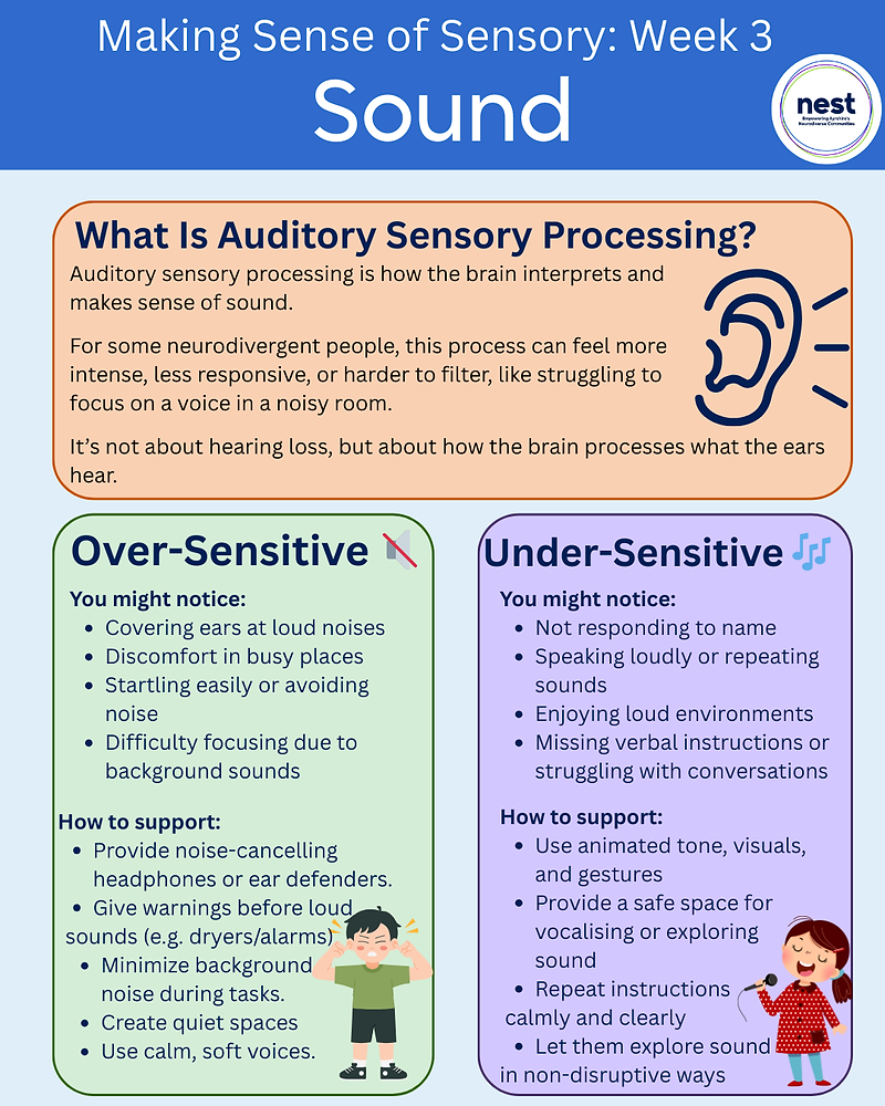 Making Sense of Sensory - Week 3: Understanding Auditory Sensitivities 👂