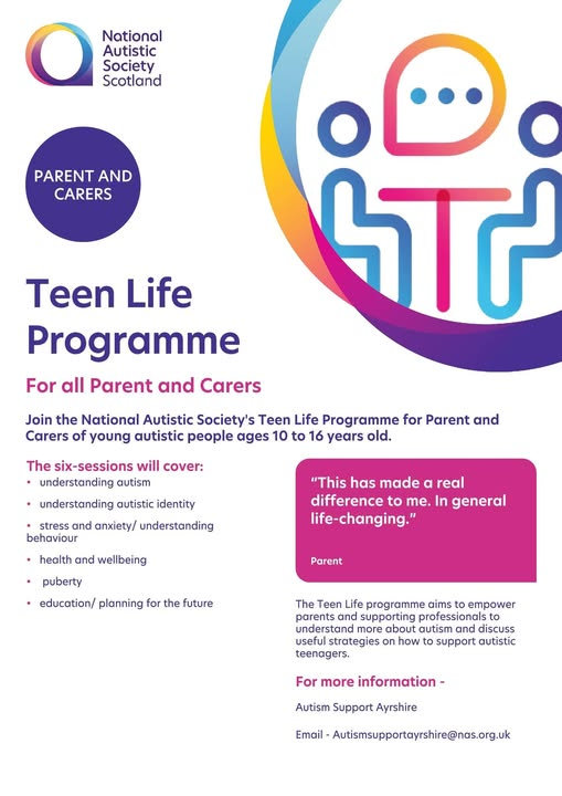 👩‍👧‍👦 Support for Parents and Carers of Autistic Teens – Teen Life ...