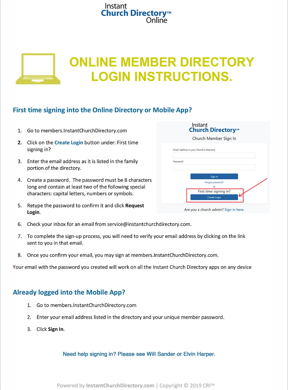 Web Step-by-Step Directions | website