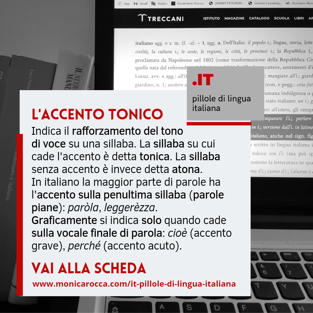 L'accento tonico