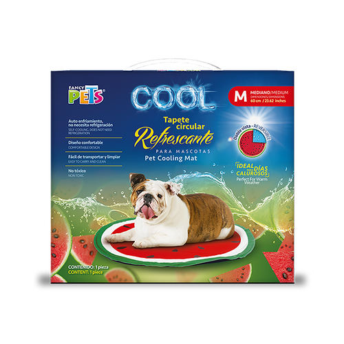 TAPETE REFRESCANTE CIRCULAR MEDIANO SANDIA COOL | Michi Caan