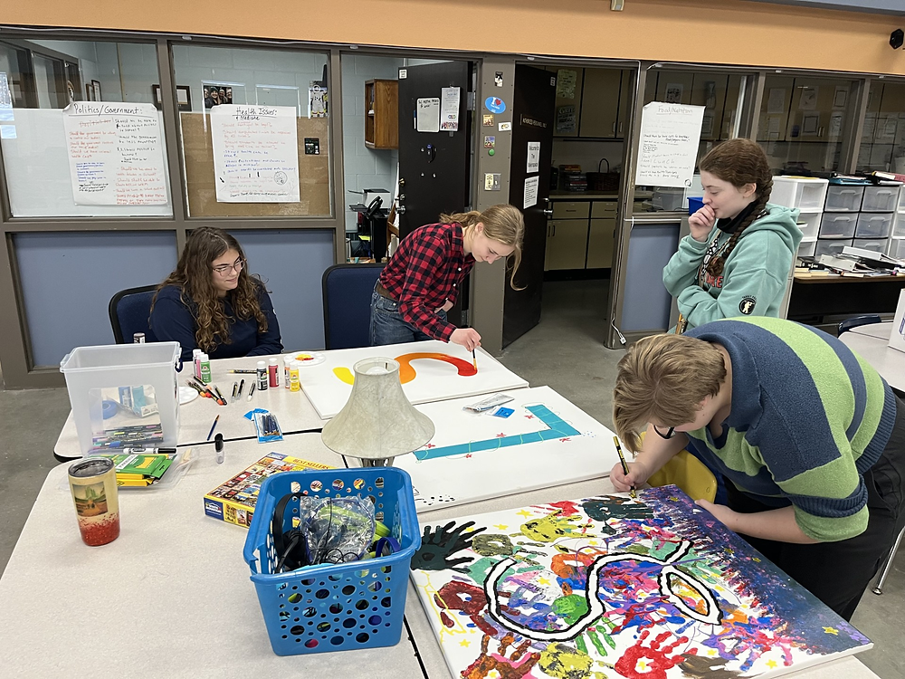 Alcona Students Leading Students Works On Fall Recruitment