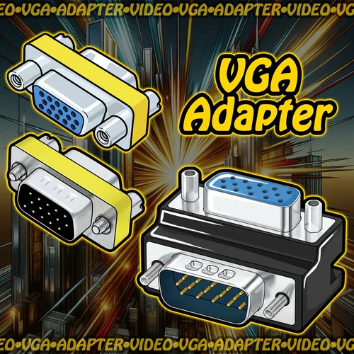 VGA → VGA Adapter • Coupler • Gender Changer • Angle | Endless Cables