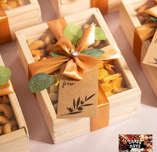 Luxurious Wooden Gift Box - 4 | Crazy Nuts & Snacks