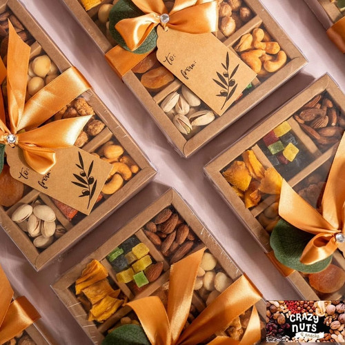 The Eco Snack Box - Kraft Paper | Crazy Nuts & Snacks