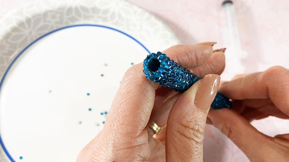 DIY: How to Create Sparkling Rhinestone Pens with This Craft Tutorial"