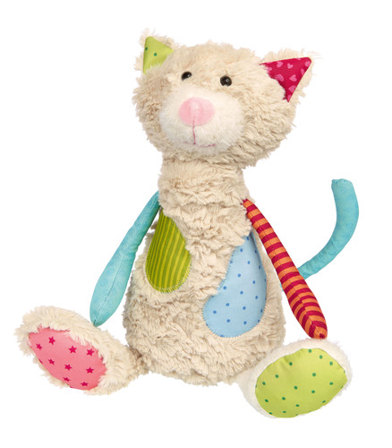 Sigikid - Patchwork Cat Plush Toy | Blueberry kids