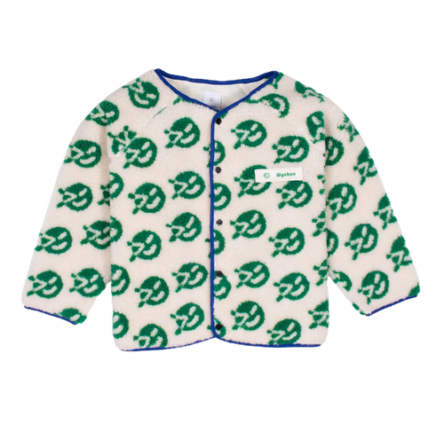 Wynken Soft Bomber - Punch Green/Ecru | Blueberry kids