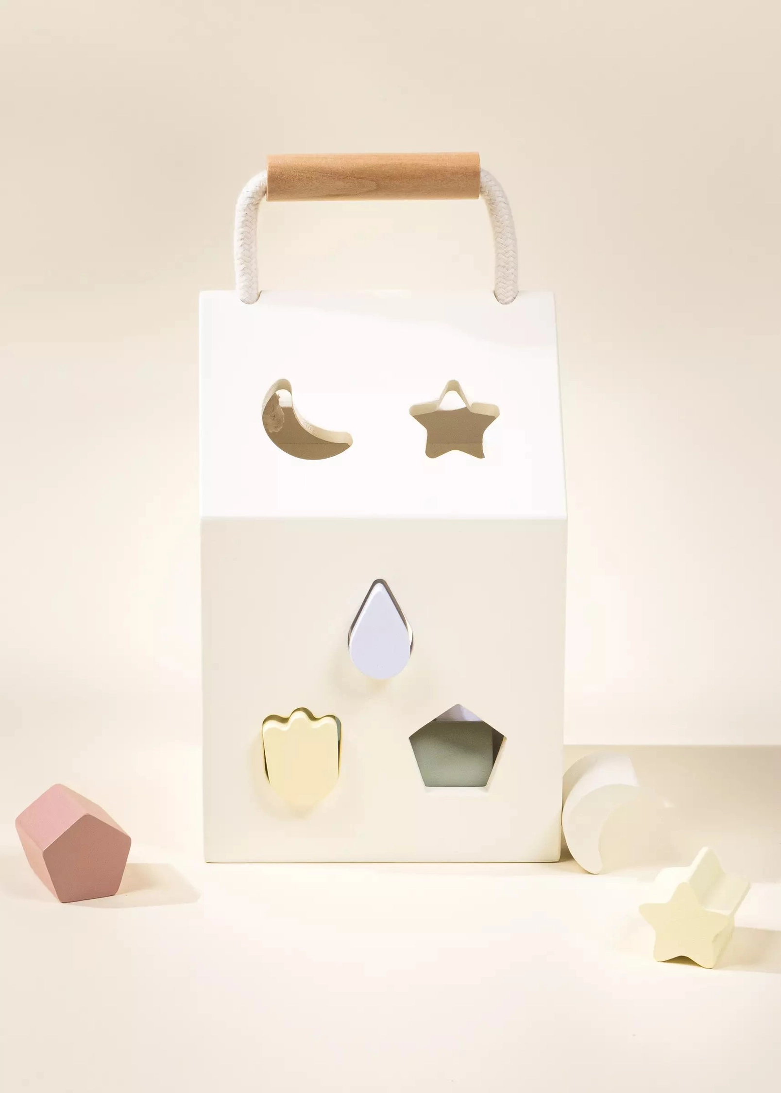 Coco Village - Wooden Shapes Sorting House | Blueberry kids