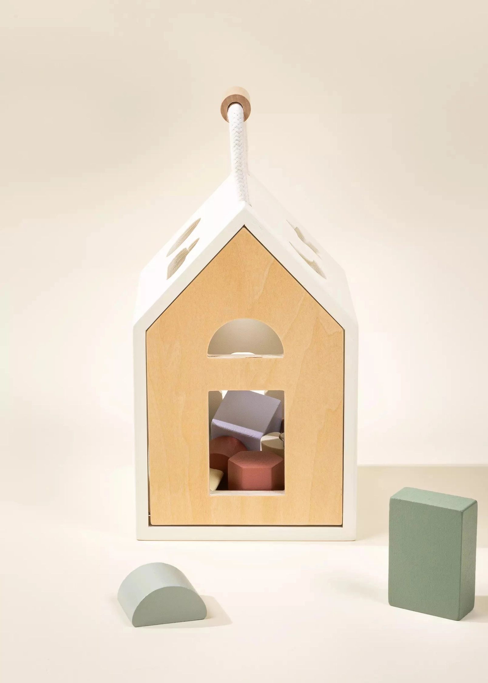 Coco Village - Wooden Shapes Sorting House | Blueberry kids