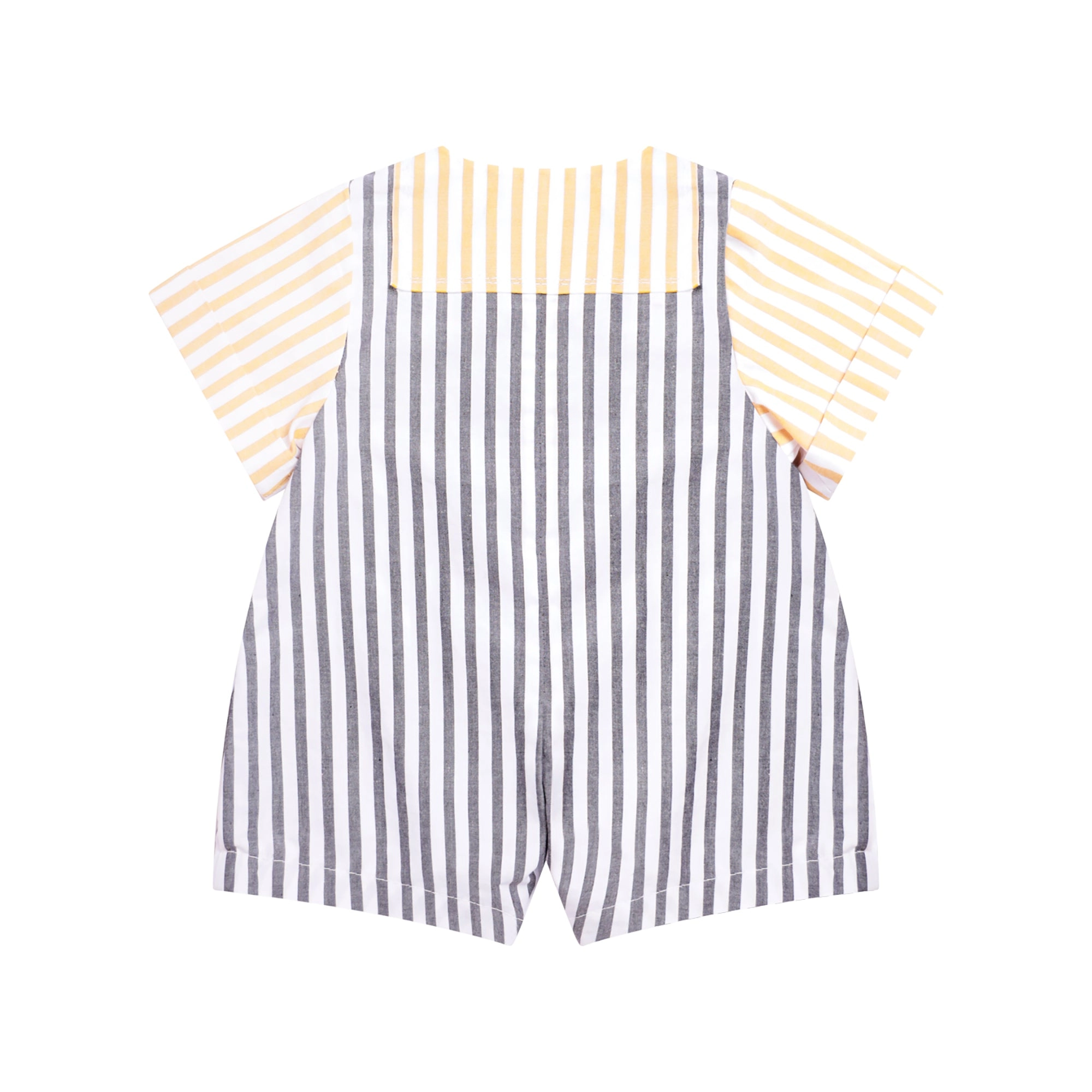 Infantium Victoria - Yellow Blue Stripes Baby Suit | Blueberry kids
