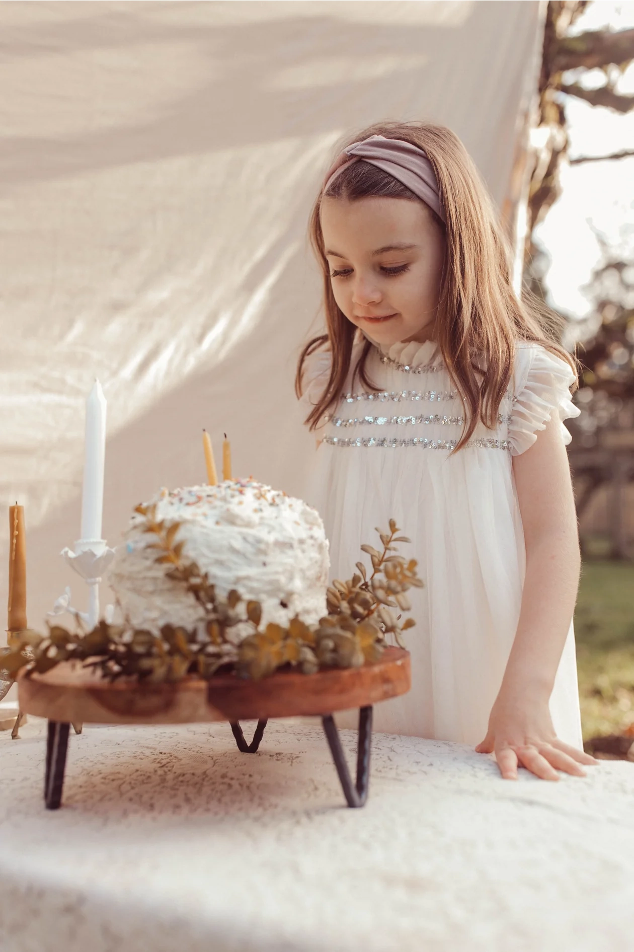 Le Petit Lapin - Scarlett | Organic Cotton Tulle Dress | Ivory ...