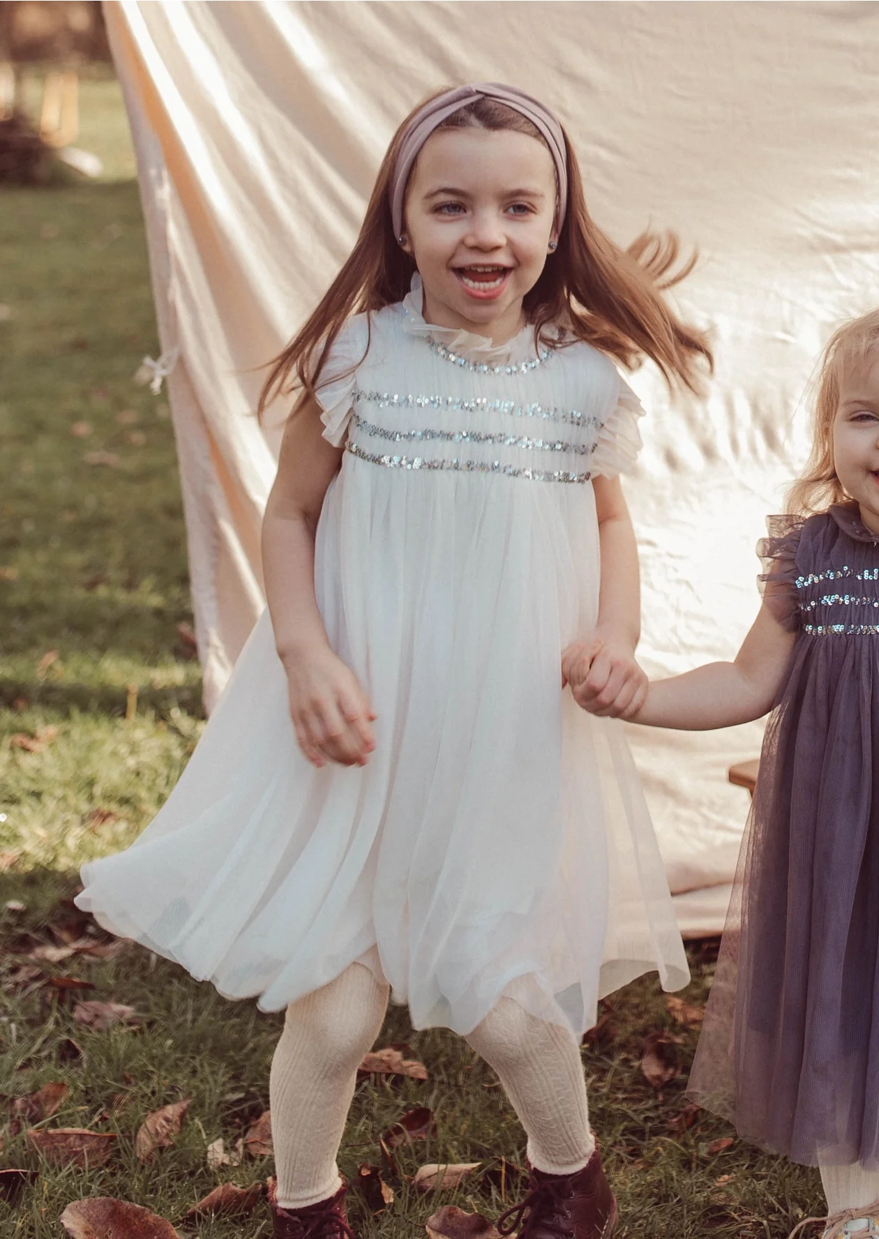 Le Petit Lapin - Scarlett | Organic Cotton Tulle Dress | Ivory ...