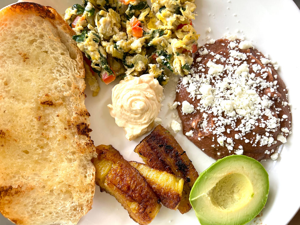 Desayuno Típico Salvadoreño (Typical Salvadoran Breakfast)