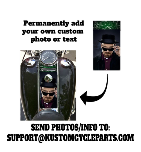 Custom Designed Road King Console Dash Panel insert. Fits 08 to 23 ...