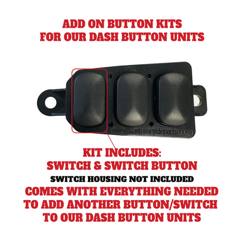 Button/Switch Add on kit for our Auxiliary Dash Units.2014 - 2023 ...