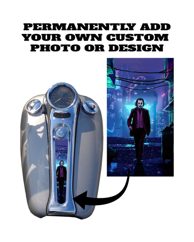 Custom Design Softail Console Dash Panel insert. Fits 00 - 05 Softail ...