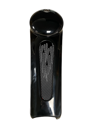 Carbon Fiber Flames Design Console Dash Panel | classic-layout