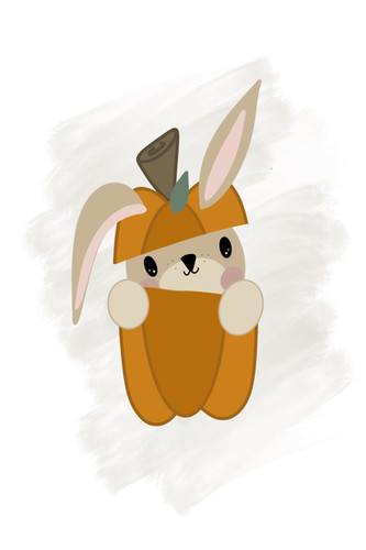 Bunny in Pumpkin | Frosted by Meagan