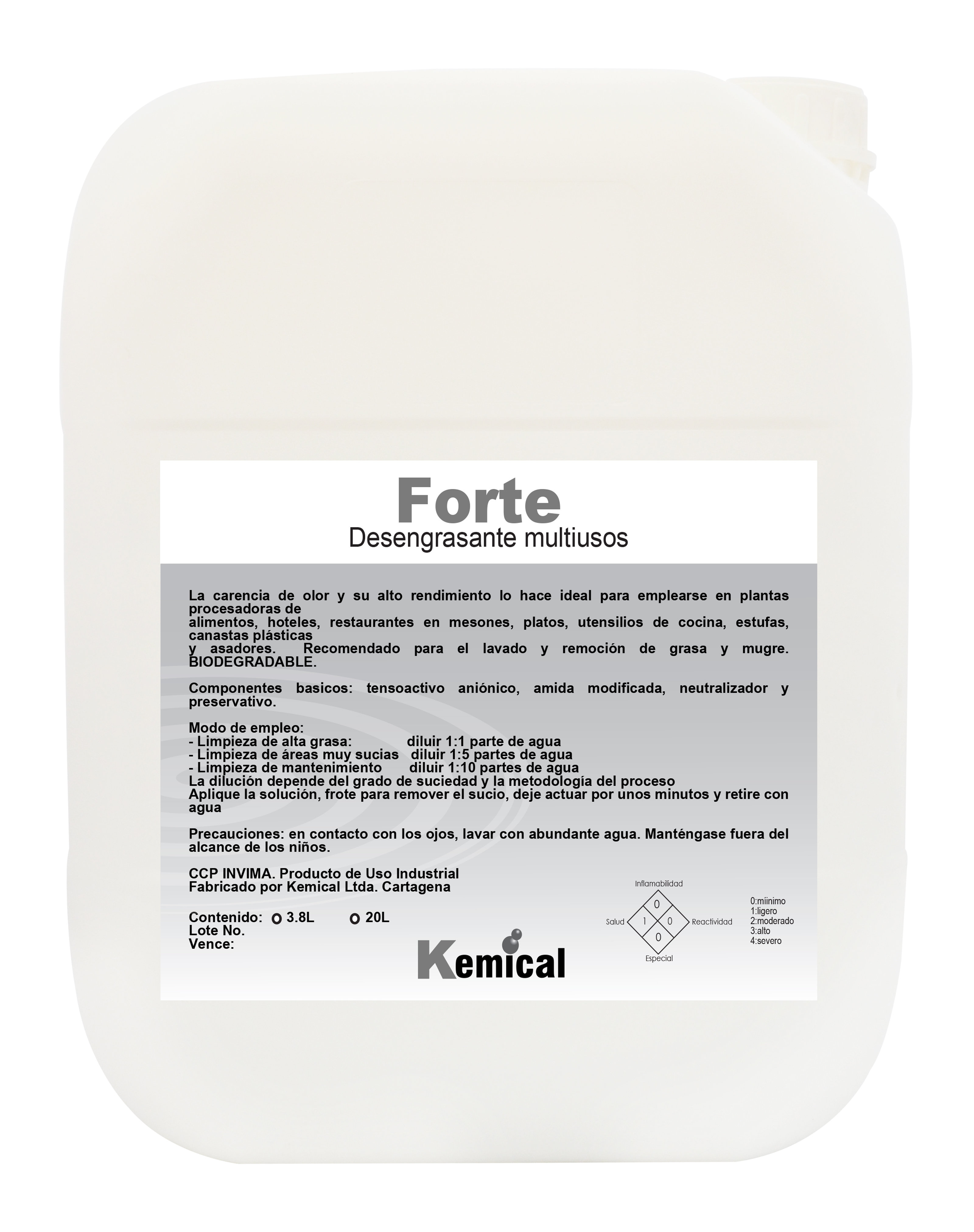 FORTE - Detergente Desengrasante | KEMICAL