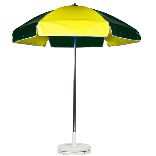 Concession Cart Umbrella - Yellow & Green | hotdogking