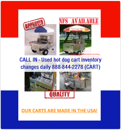 Used Hot Dog Carts Starting @ | hotdogking