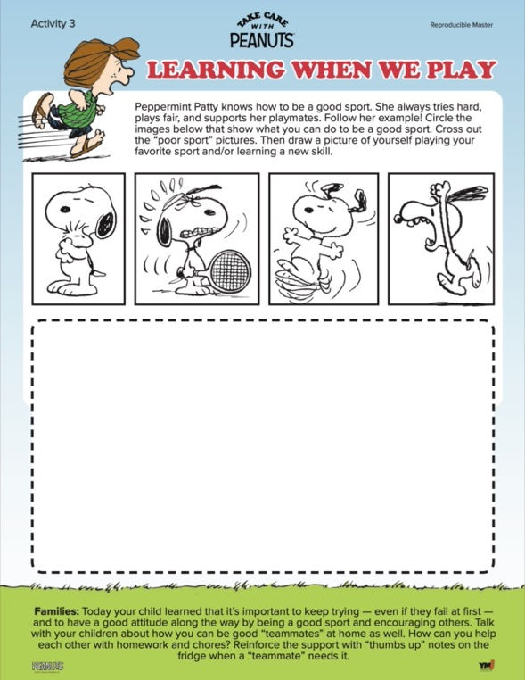 Take Care With Peanuts Lesson Plans | Peanuts