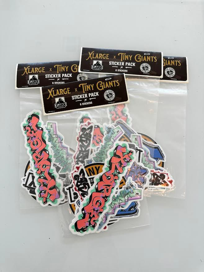 TG X XLARGE Sticker Pack | Tiny Giants