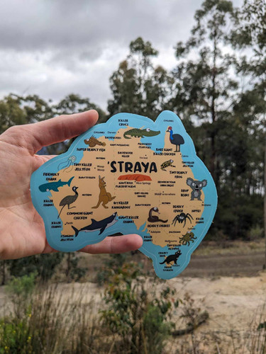 'Straya Sticker | Taswild