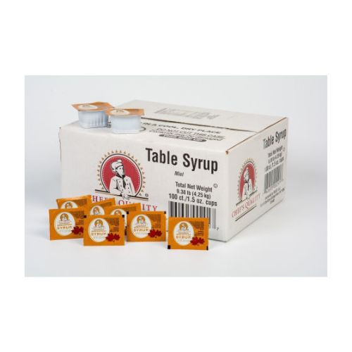 Chef's Quality Table Syrup Packets 100 ct | My Site 3