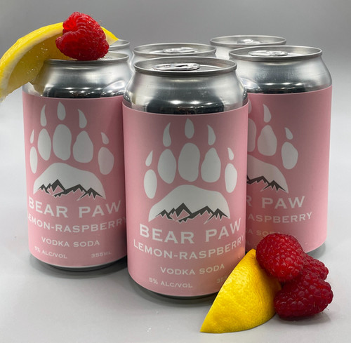 Bear Paw Vodka Soda - 6 Pack 355ml | Dark Woods Brewing