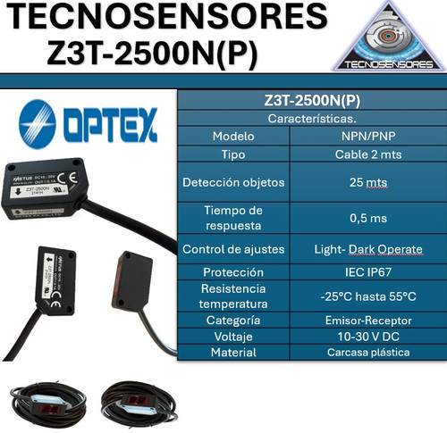 Z3T-2500N/ Z3T-2500P | Tecnosensores
