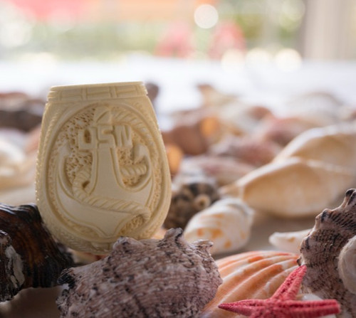 US Navy Emblem Meerschaum Pipe | Golden Series | Meerqueen Pipes