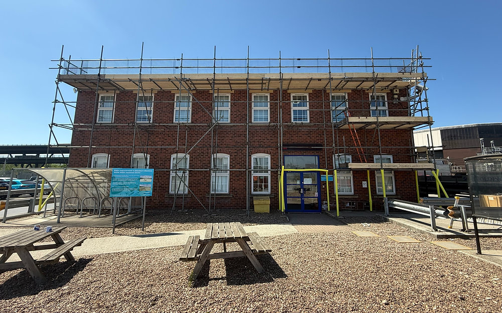 Access Scaffold at Water Treatment Plant