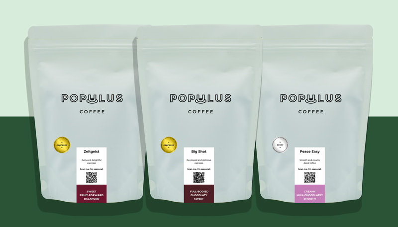 New Coffees to Populus' menu
