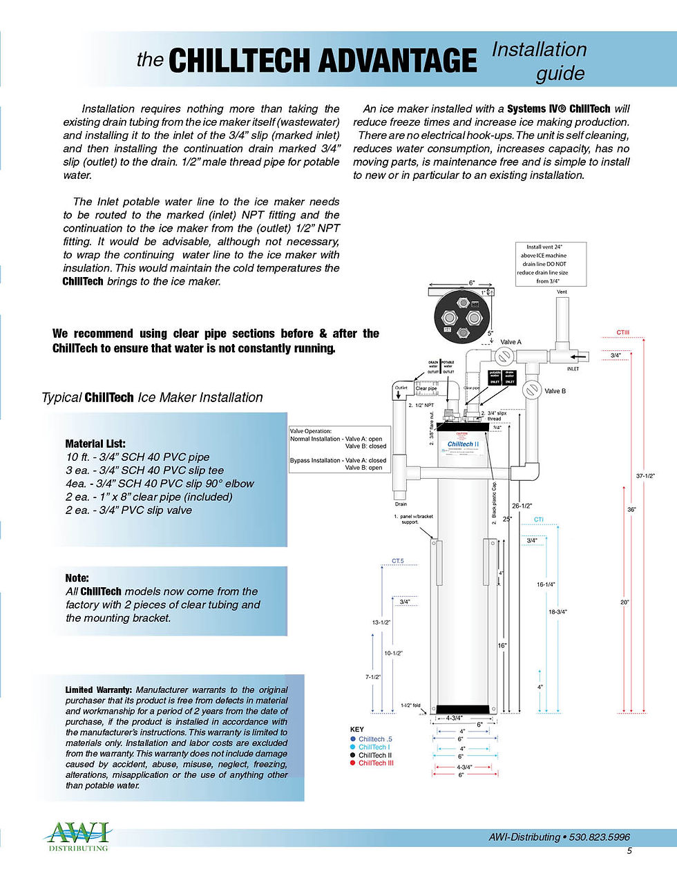 Systems IV® ChillTech Ice Maker Heat Exchangers
