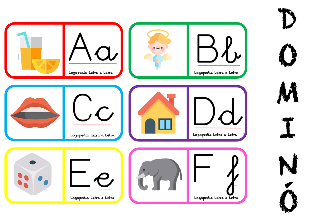 DOMINÓ ABECEDARIO