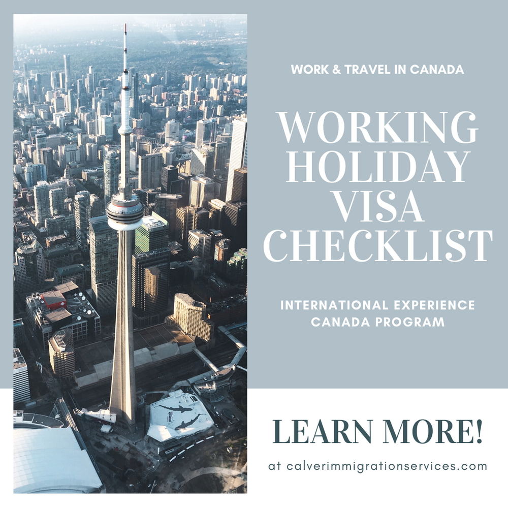 Working Holiday Visa Checklist