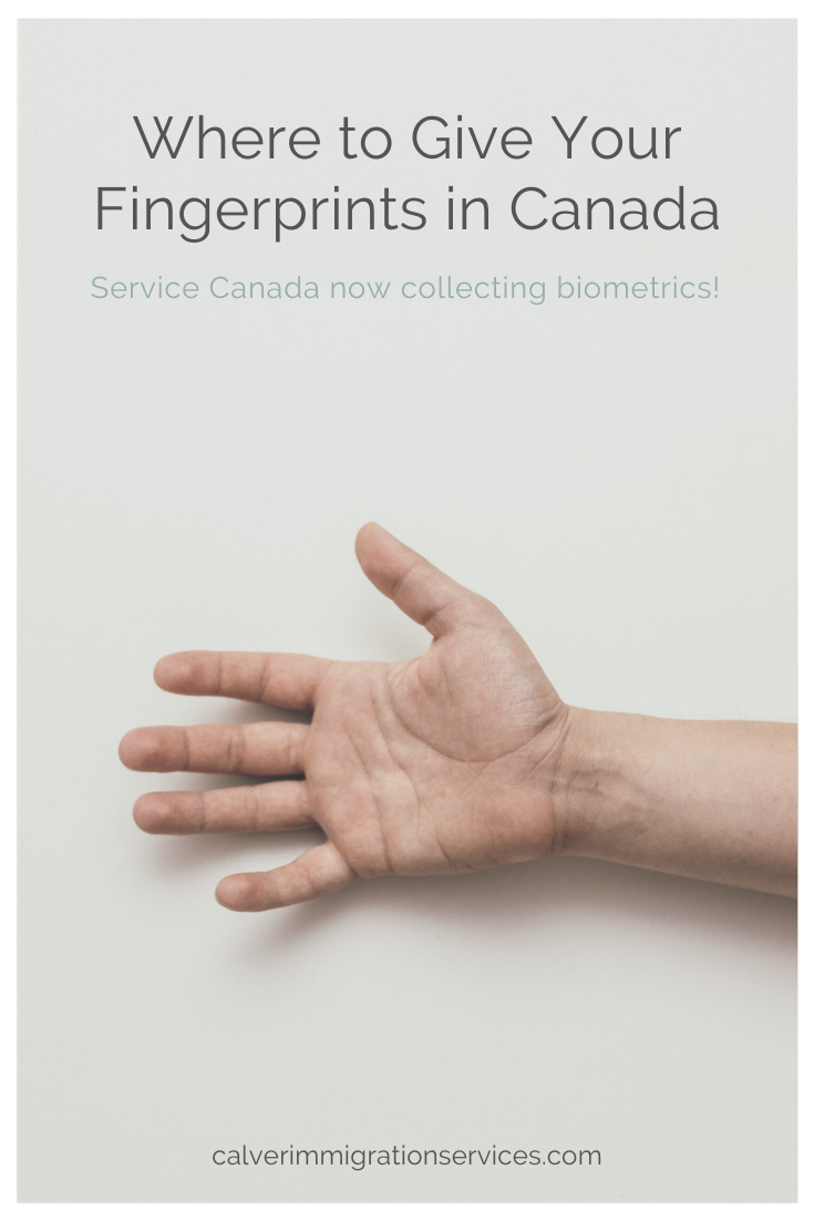Where to Give Your Fingerprints in Canada
