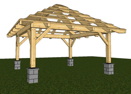 16' x 16' T-REX Pavilion | Team Timber