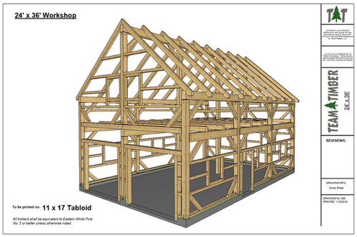 24' x 36' T-REX Workshop V1 | Team Timber