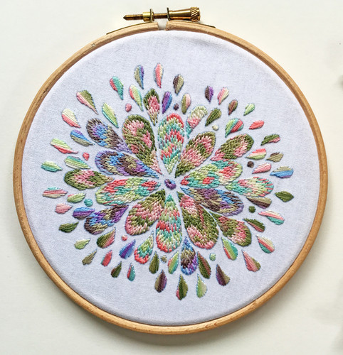 Pre-Printed Embroidery Fabric | Cinnamon Stitching